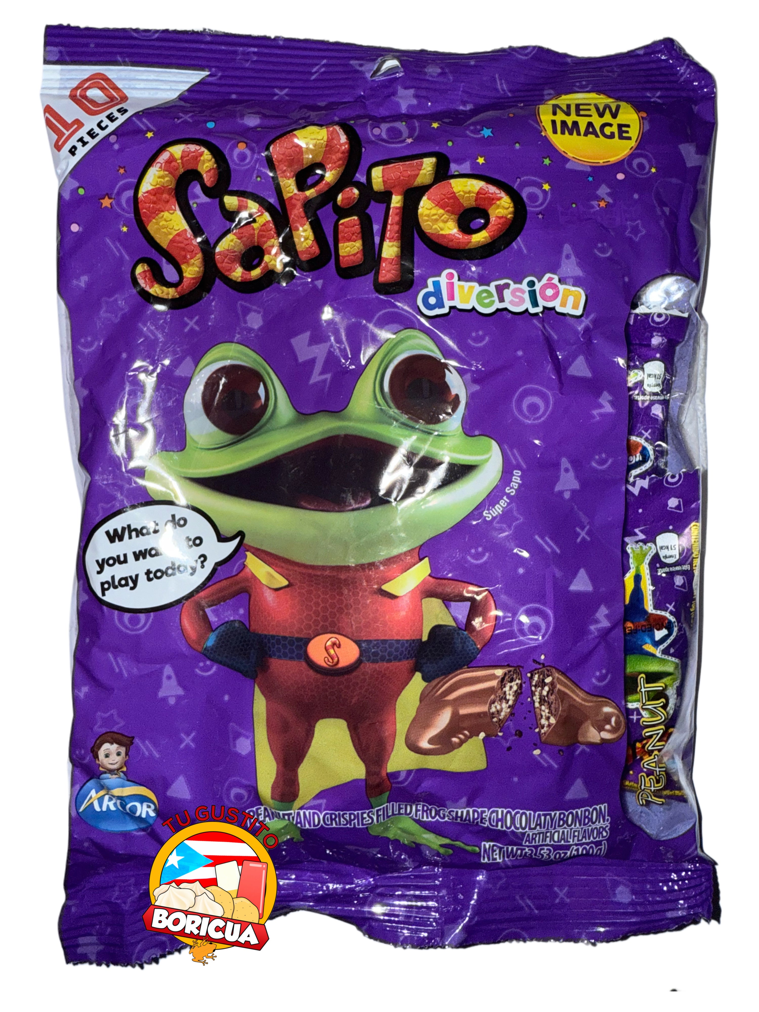 Sapito Chocolate Peanut Filled 10ct – TU GUSTITO BORICUA LLC