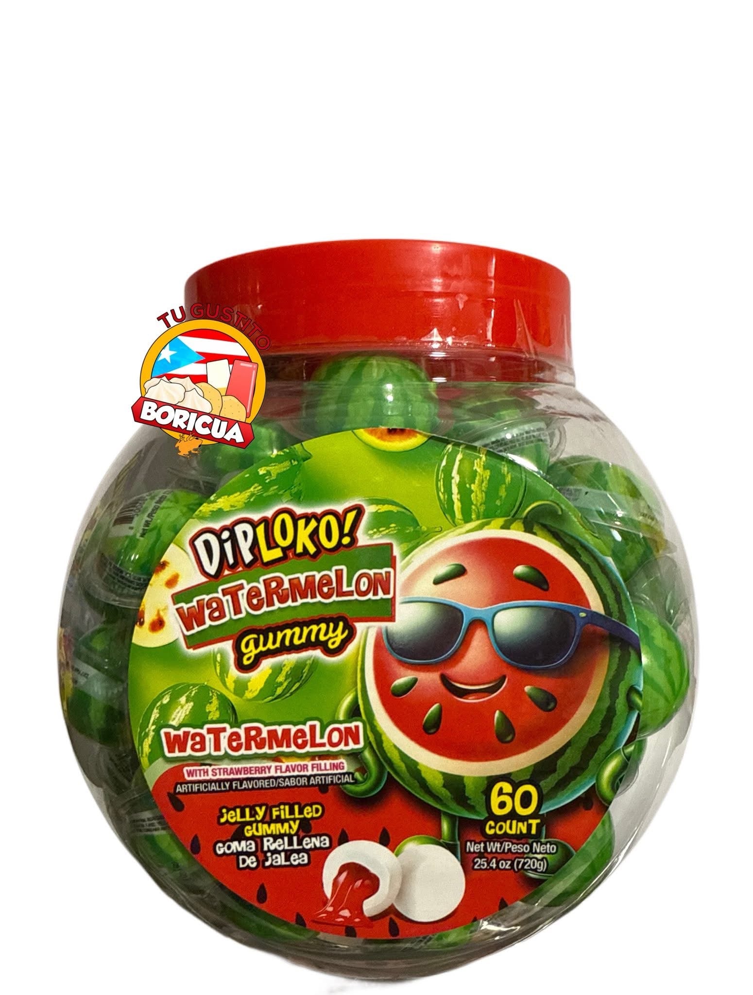 Dip Loko Watermelon Gummy 60 ct – TU GUSTITO BORICUA LLC